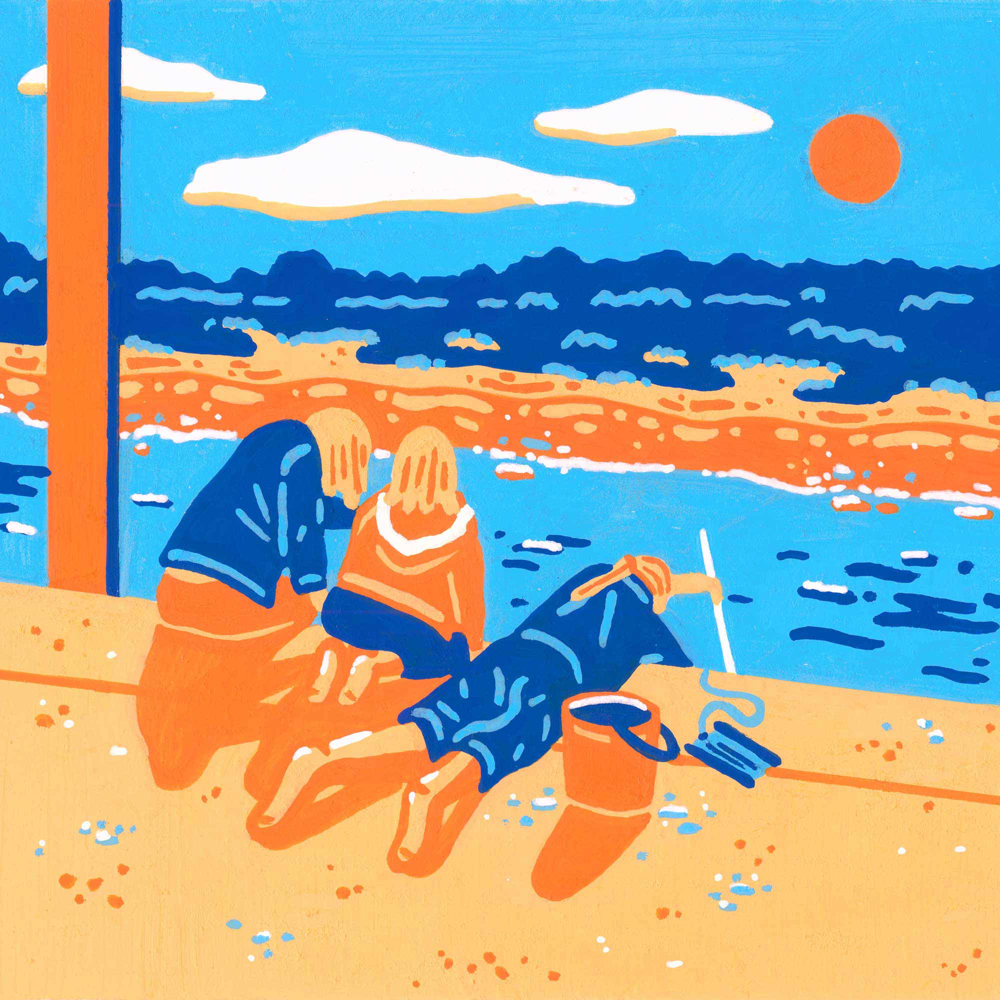 Crabbing in Blakeney – Charlotte Perry